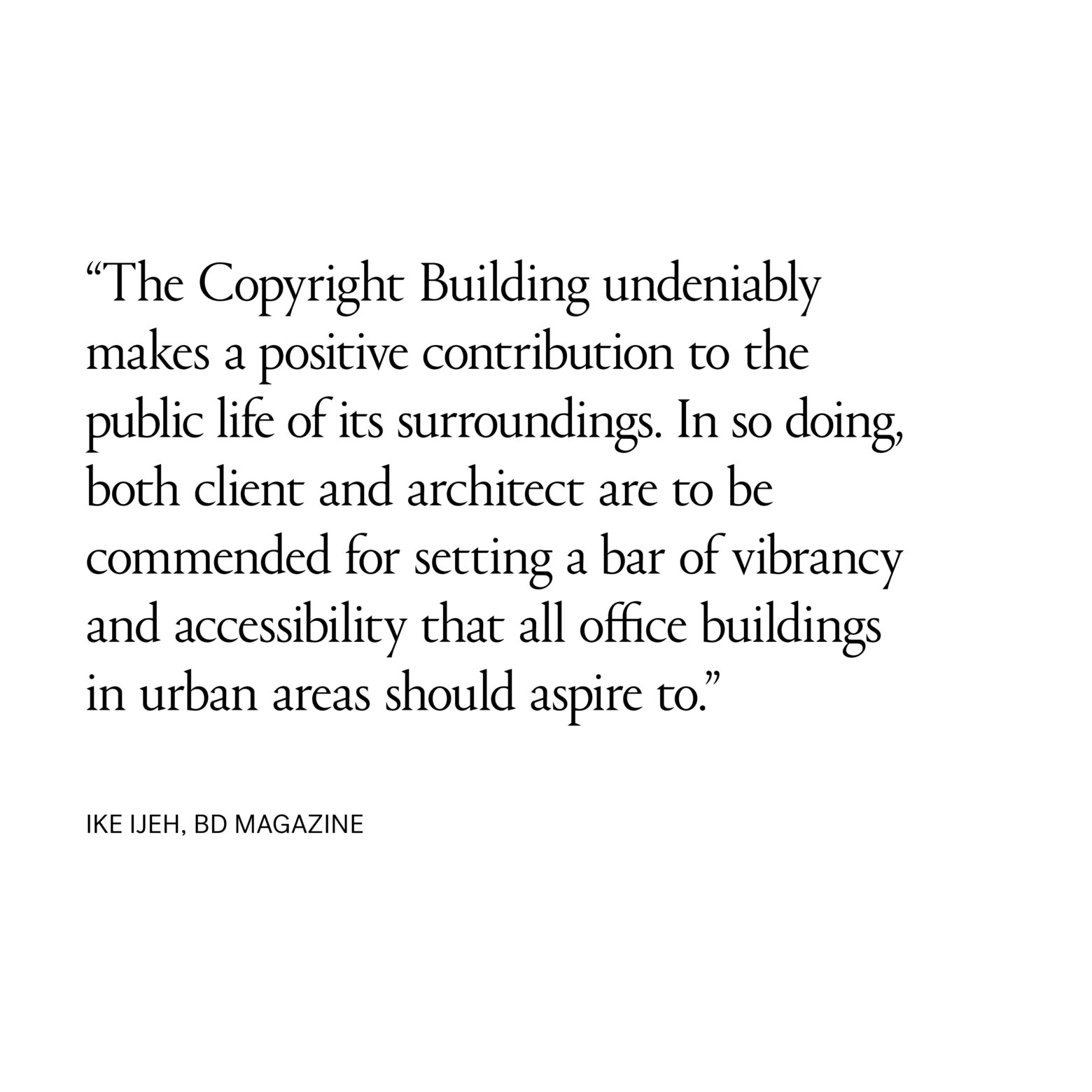 The Copyright Building - Piercy&Company